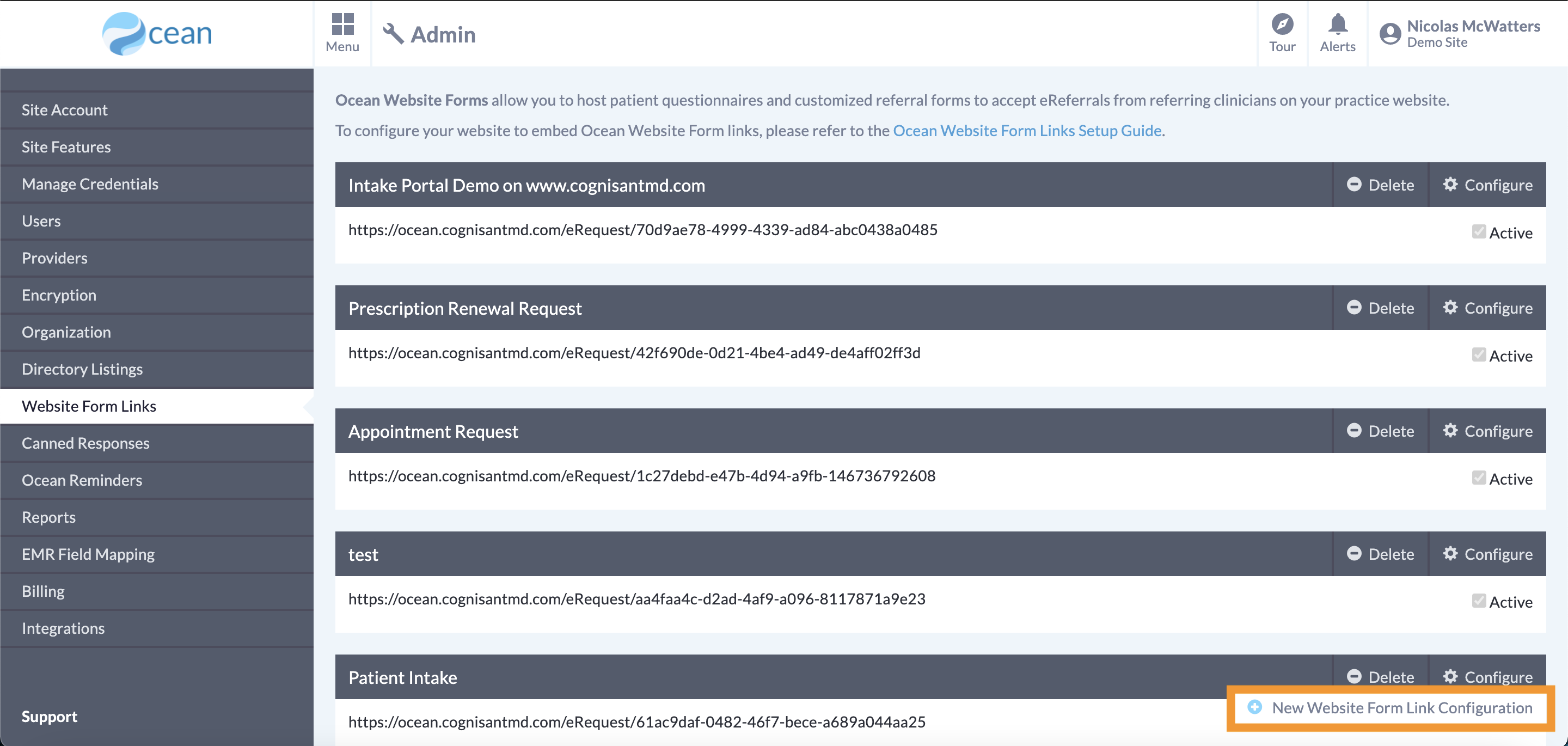 Create & Configure Your Website Forms – CognisantMD